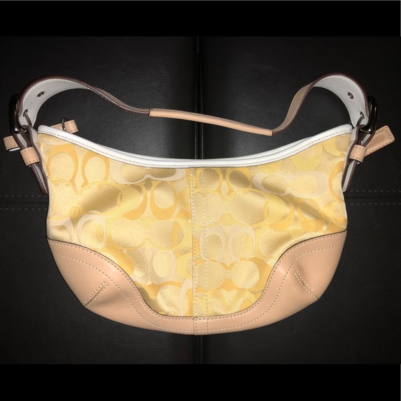 Coach | Bags | Small Yellow Coach Purse | Poshmark